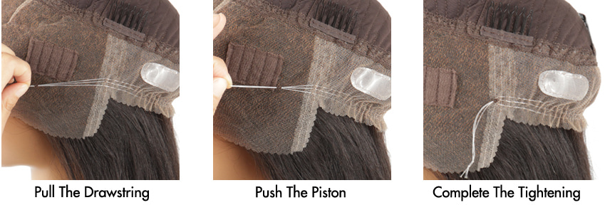 INVISIBLE DRAWSTRING 360 LACE WIGS - 360 LACE WIGS